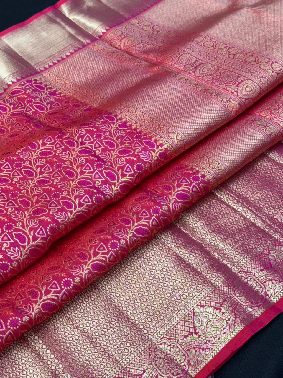 Silken Splendour Pure Kanchipuram Saree – Sanjar Creation